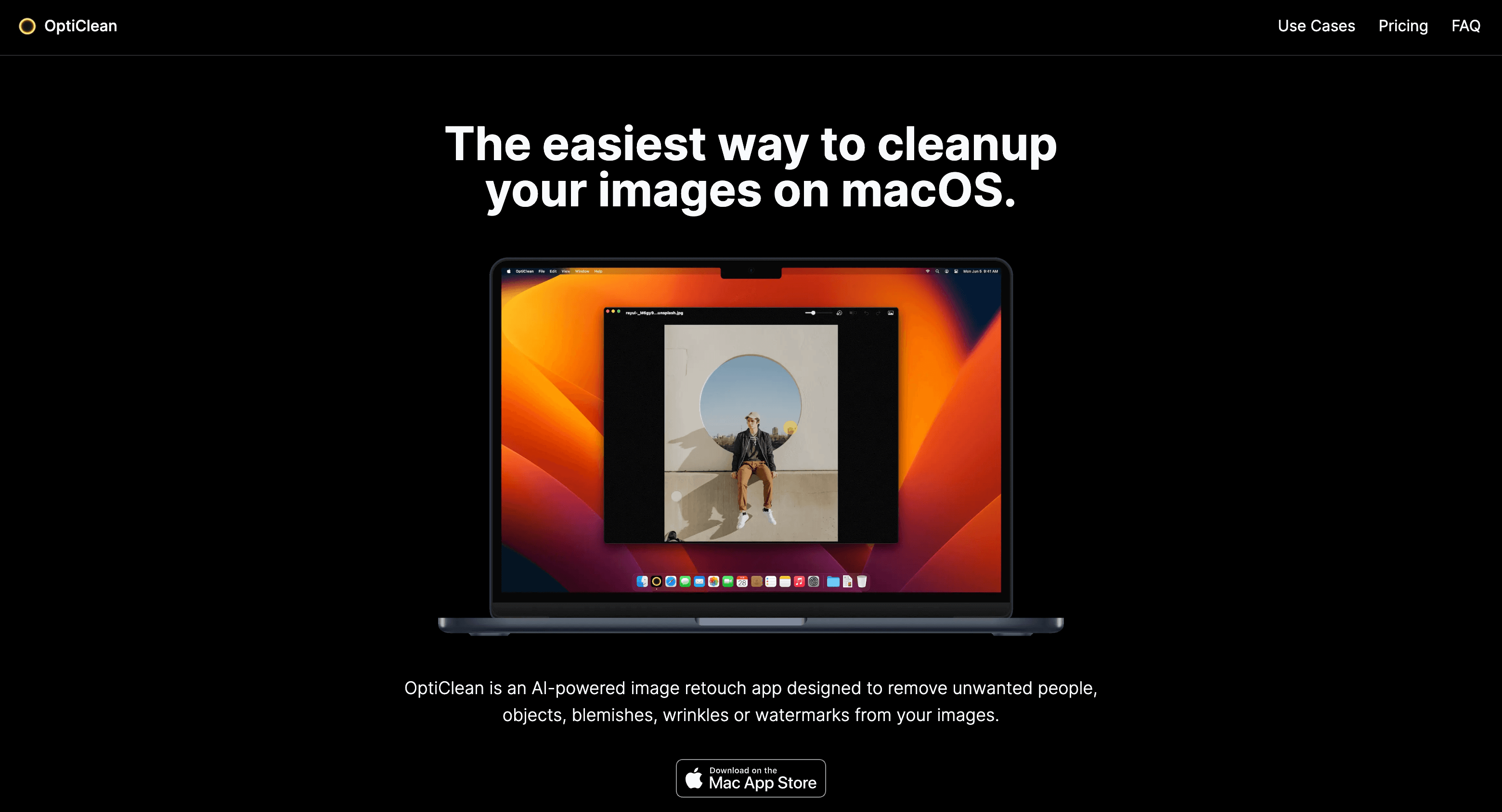 OptiClean - The easiest way to cleanup your images on macOS.
